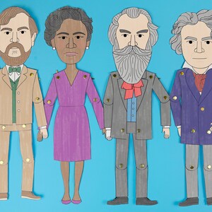 Famous Classical Composers Paper Dolls #2 (music Teacher | Music ...
