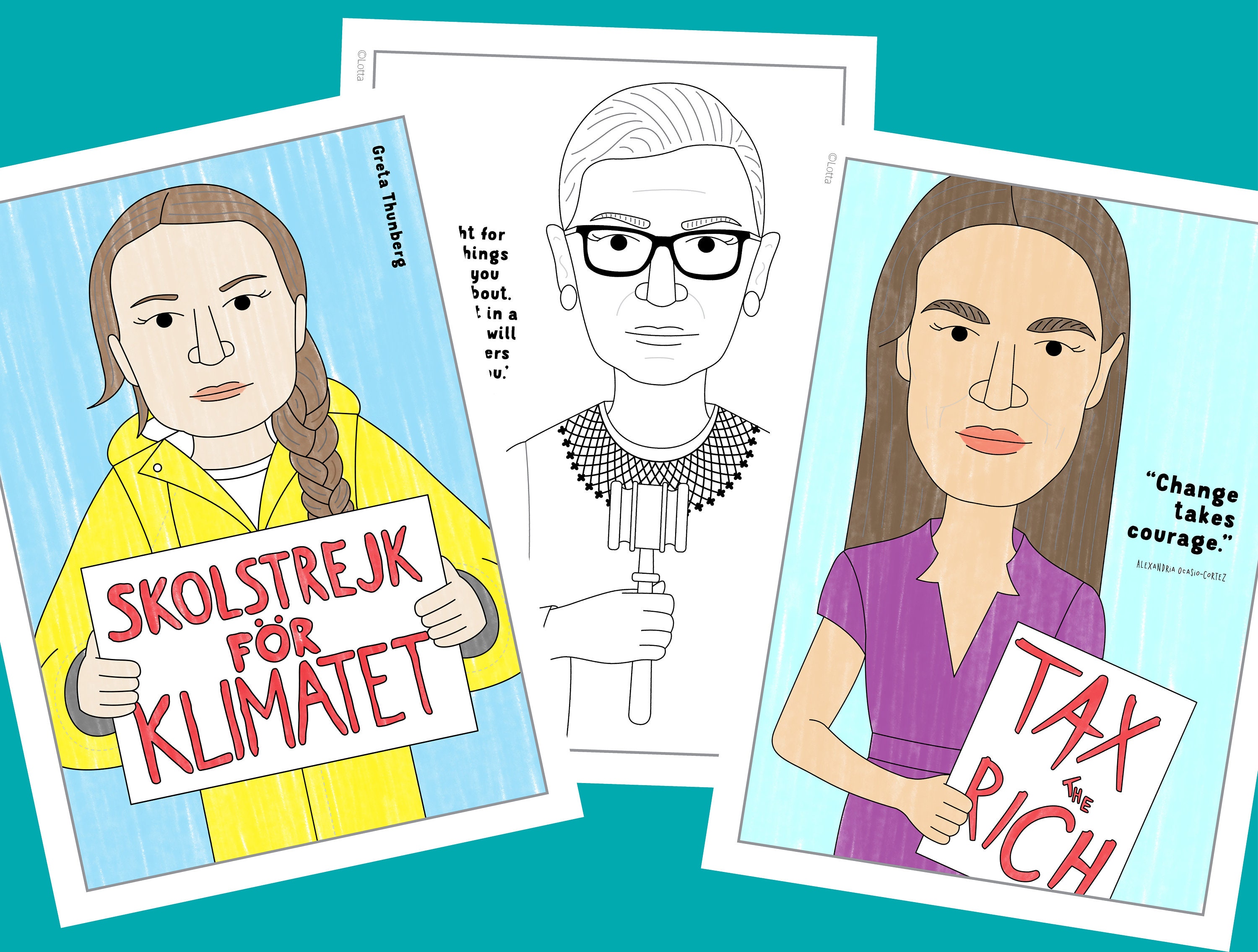 Women's History Coloring Pages | Women's History Month Coloring Pages ...