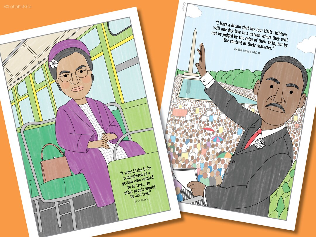 Black History Month Coloring Pages | Black History Colouring Pages With ...