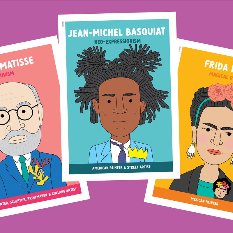 Designer Cartoon Poster - Etsy