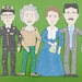 Famous Scientist Paper Dolls (einstein, Curie, Tesla, Hopper, Goodall ...