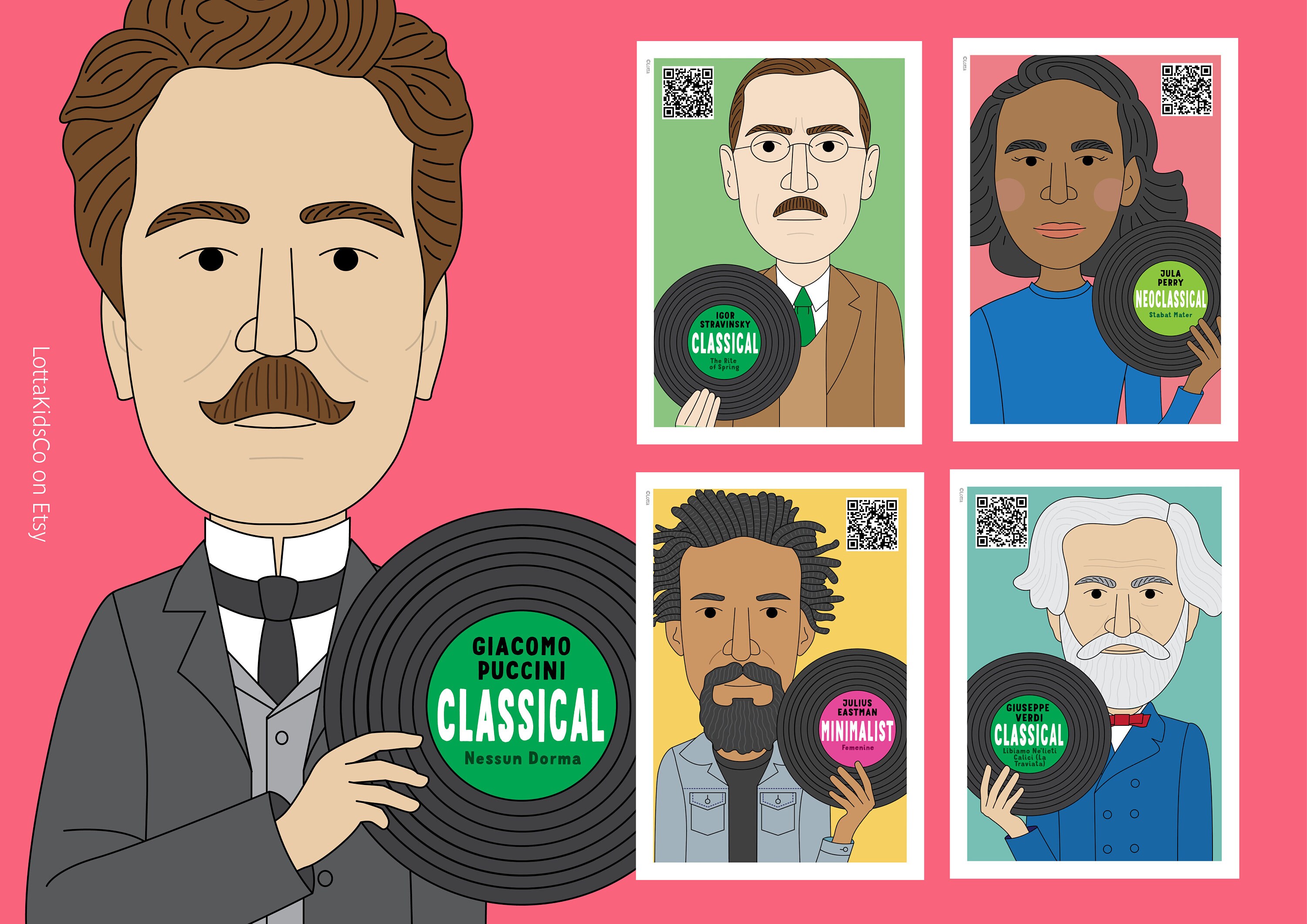 Famous Composers Printable Posters 2 20 Classical & Black Music ...