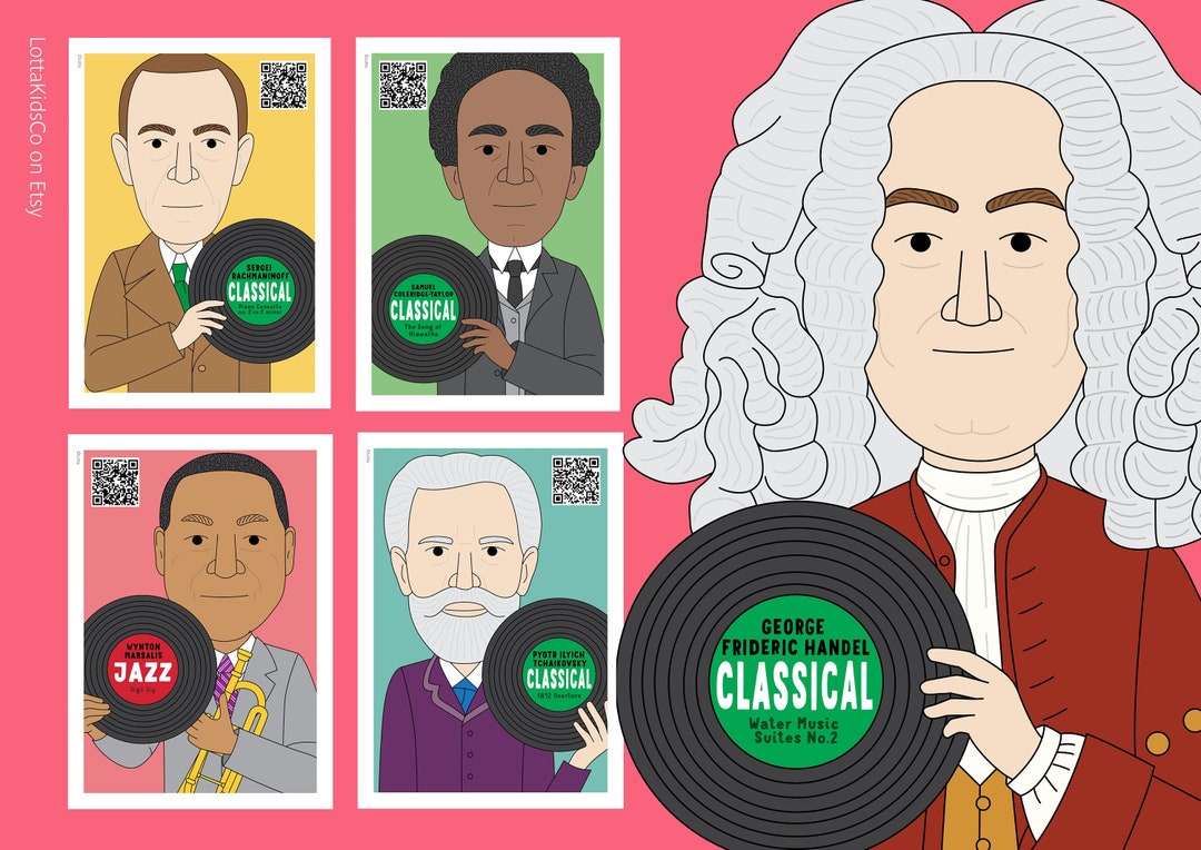 Famous Composers Printable Posters 2 (20 Classical & Black Music ...
