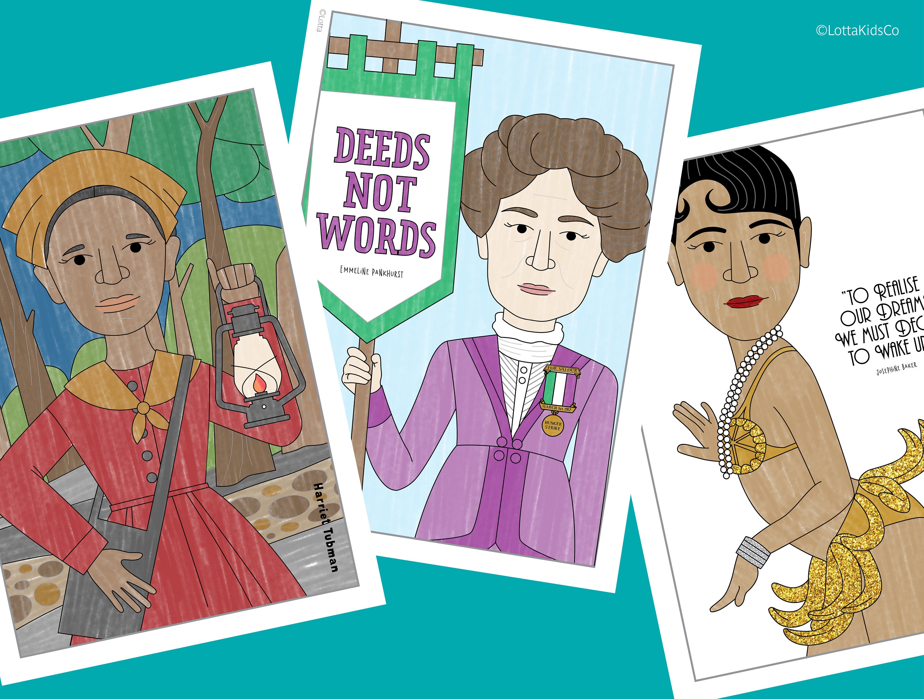 Women's History Coloring Pages | Women's History Month Coloring Pages ...
