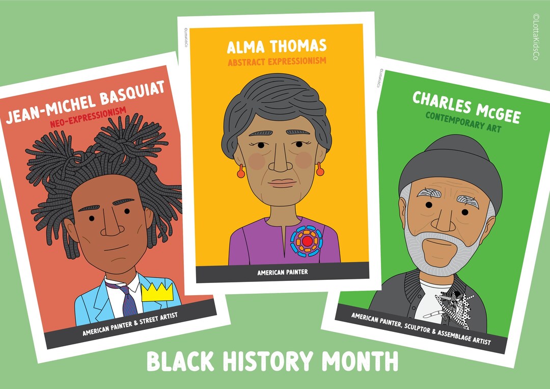 Black History Month Famous Artist Classroom Posters (20 Artists ...