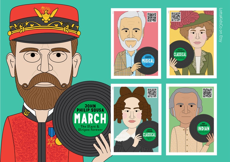 Famous Composers Printable Posters 3 20 Female Composers, Classical ...