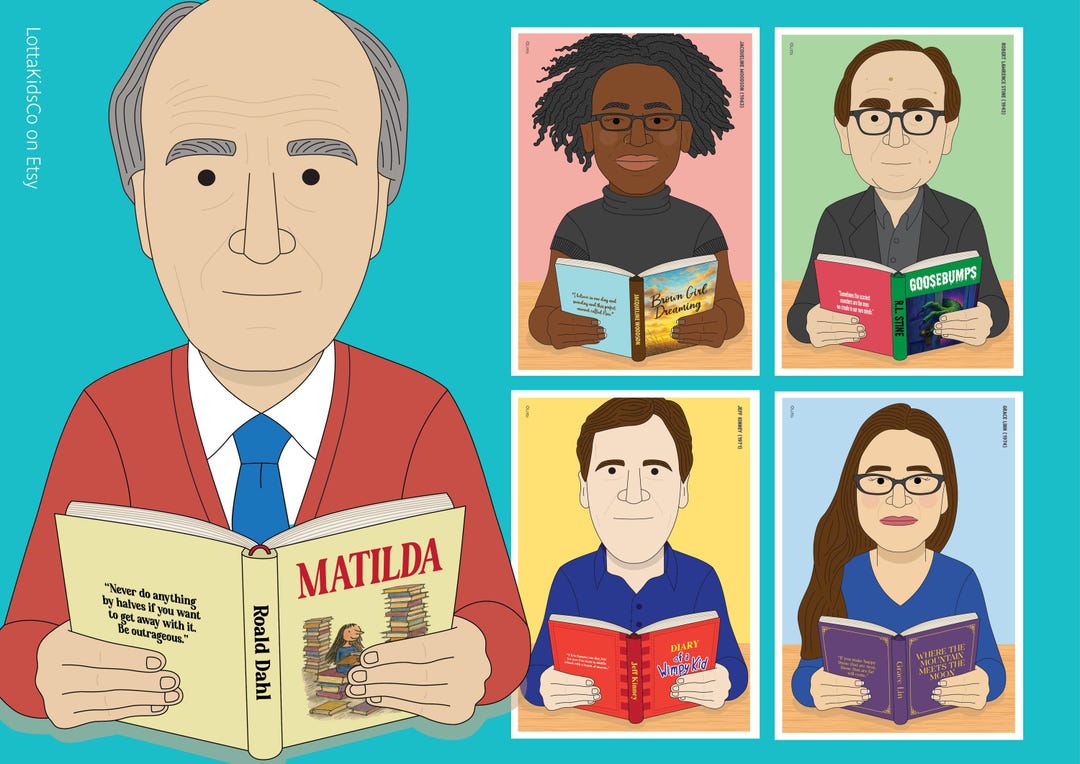 Famous Children's Author Posters #4 | English Classroom Posters ...