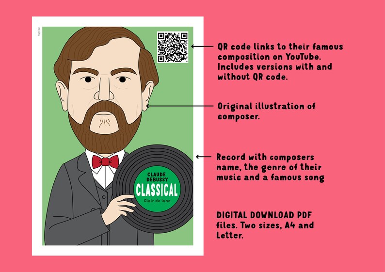 Famous Composers Printable Posters 2 (20 Classical & Black Music ...