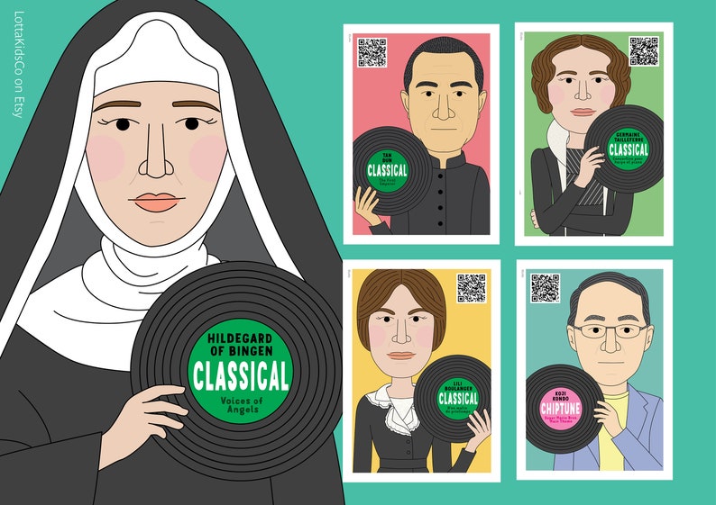 Famous Composers Printable Posters 3 20 Female Composers, Classical ...