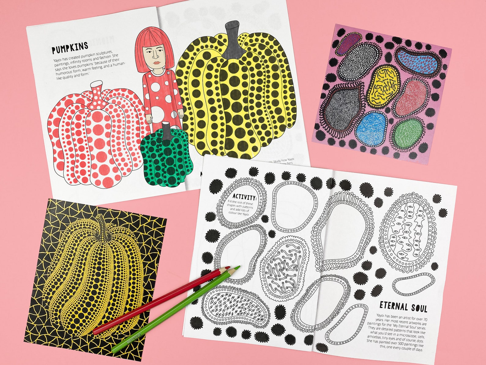 Printable Yayoi Kusama Activity Book bio Drawing Activities - Etsy