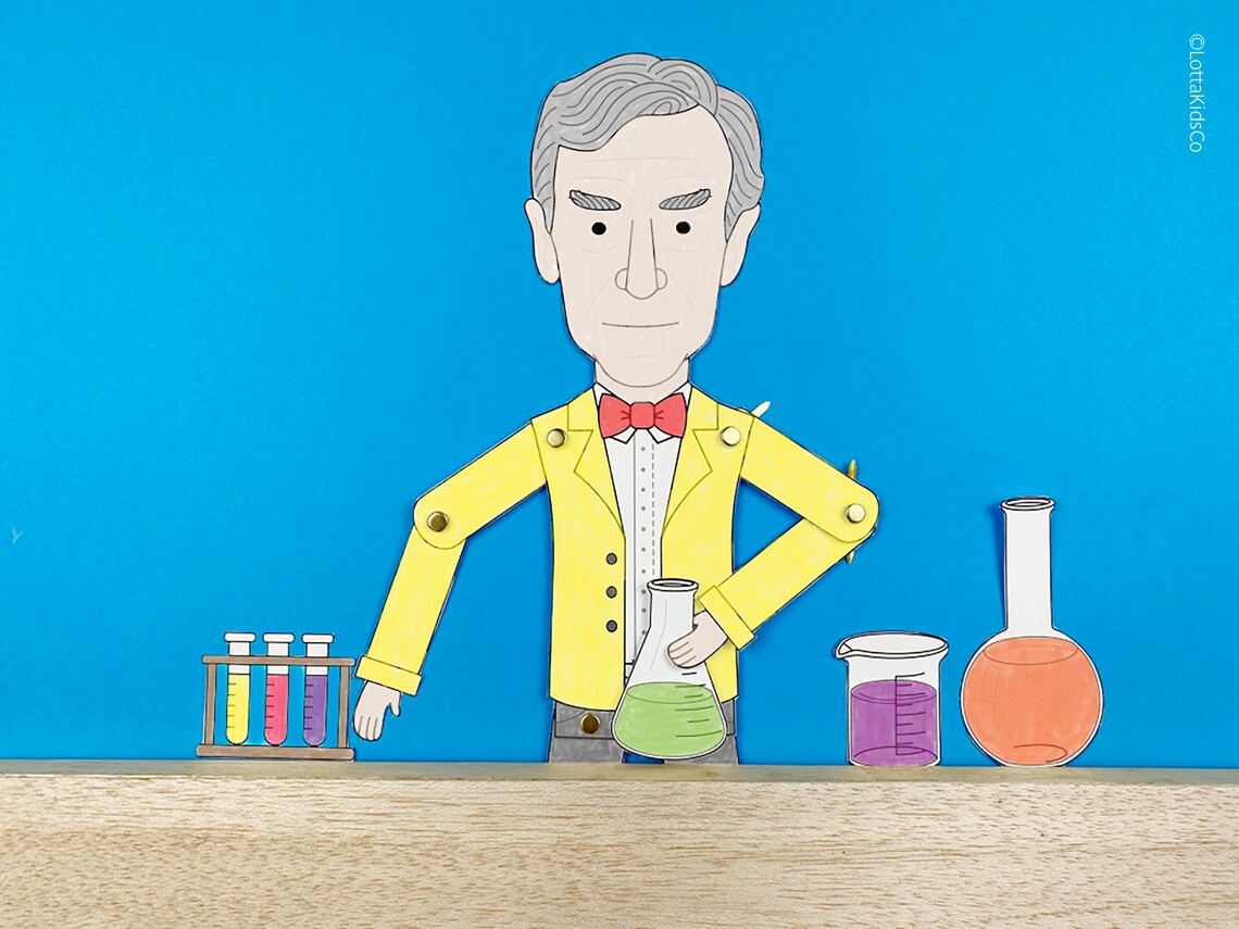 Famous Scientist Paper Dolls einstein Curie Tesla Hopper - Etsy