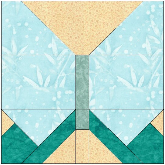 Butterfly Quilt Block Pattern Download - Etsy