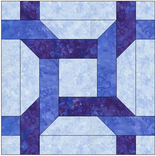 Twist It up Quilt Block Pattern Download - Etsy