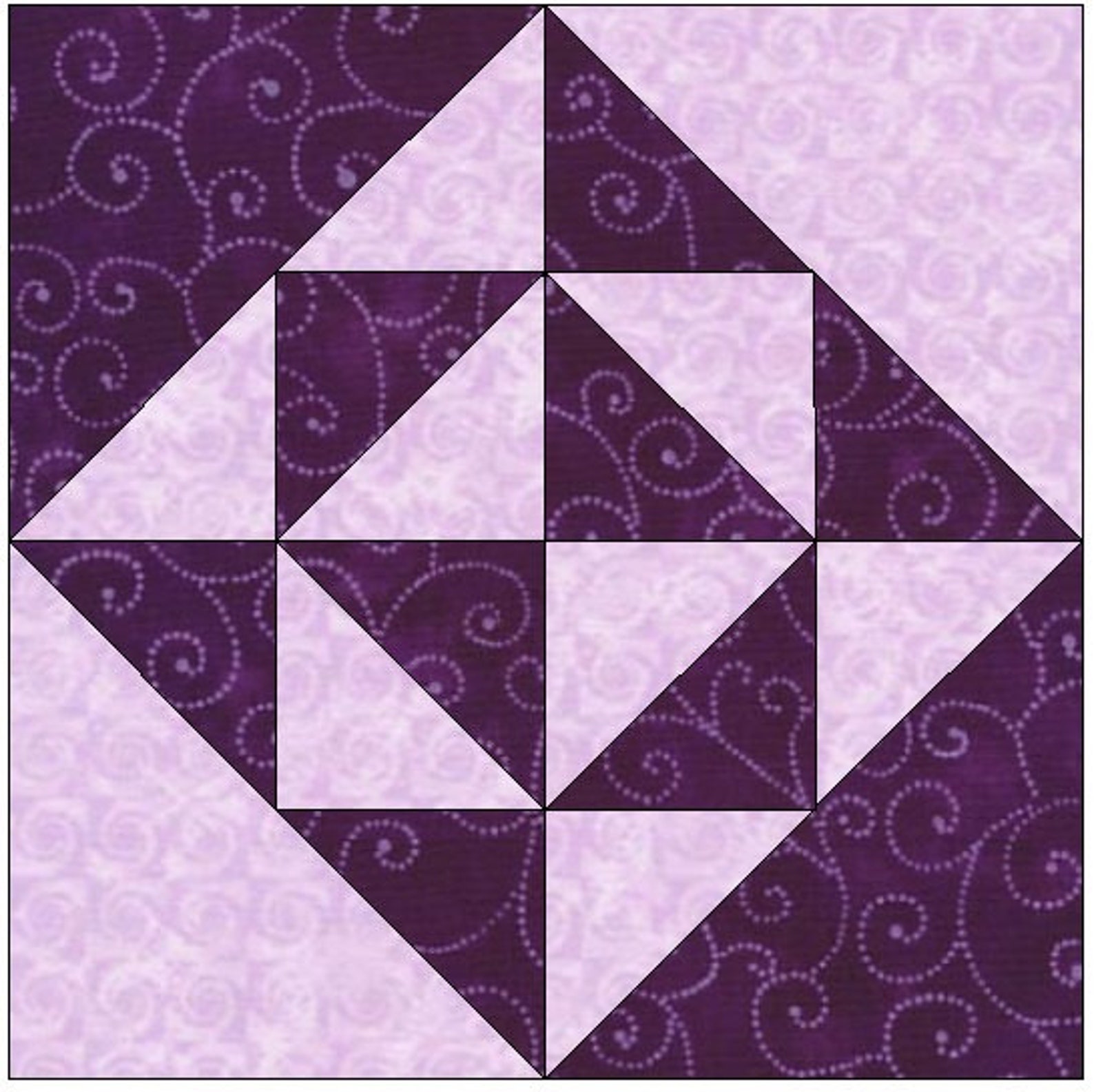 Diamonds in the Rough Quilt Block Pattern Download | Etsy