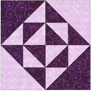 Diamonds in the Rough Quilt Block Pattern Download - Etsy