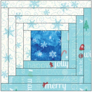 Court House Steps Quilt Block Pattern Download - Etsy