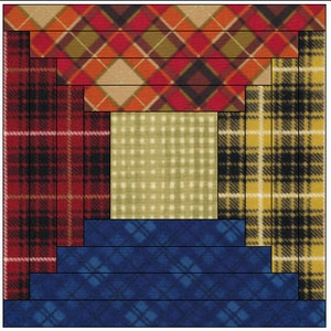 Court House Steps Quilt Block Pattern Download - Etsy