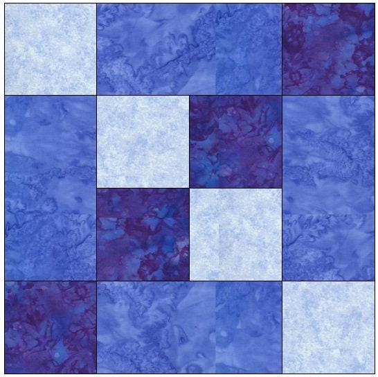 Checks Quilt Block Pattern Download - Etsy