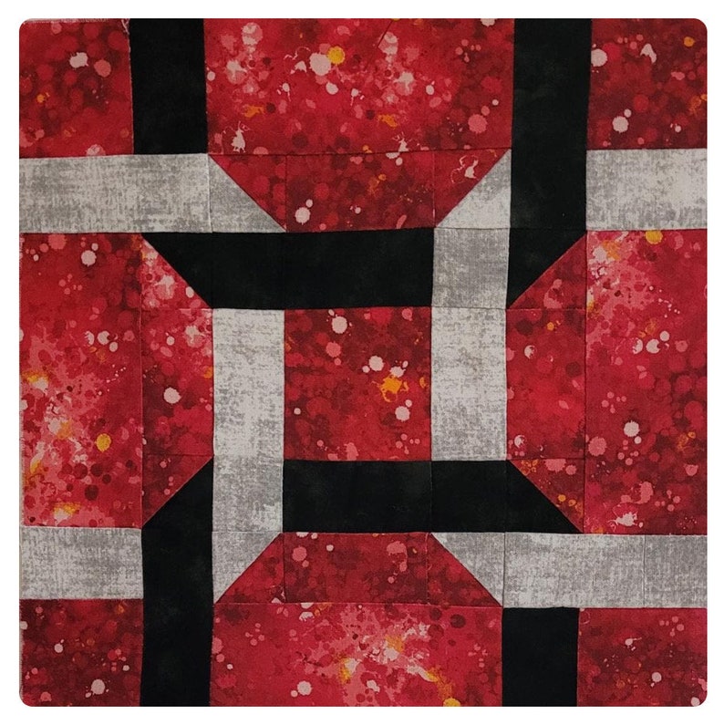 Twist It up Quilt Block Pattern Download - Etsy
