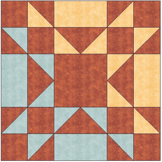 Amish Star Quilt Block Pattern Download - Etsy Canada