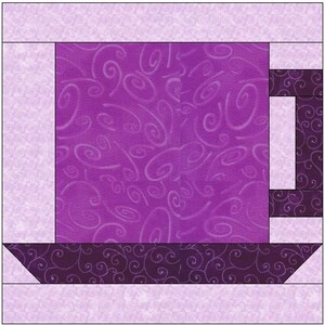 Coffee Cup Quilt Block Pattern Download - Etsy