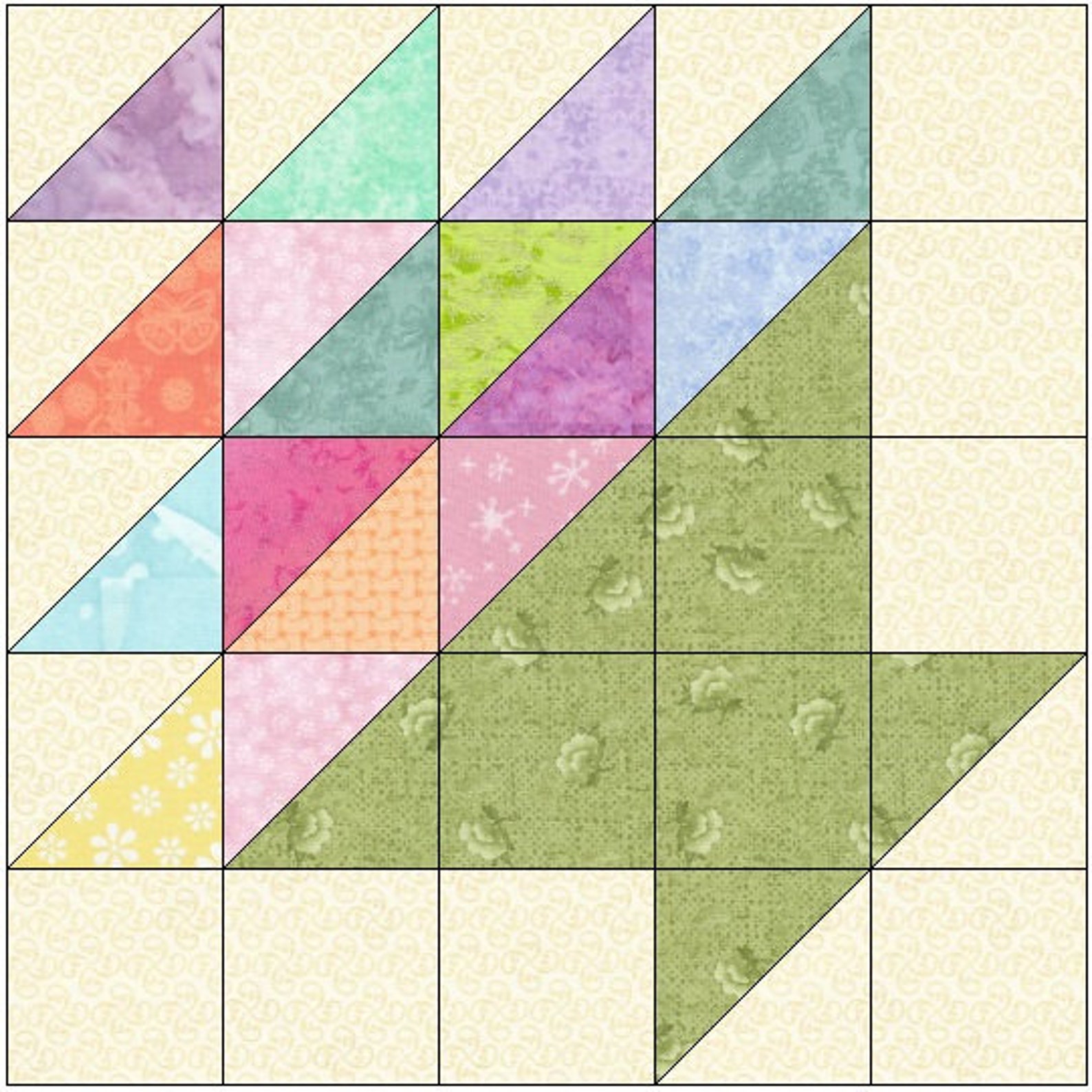Easter Basket Quilt Block Pattern Download - Etsy