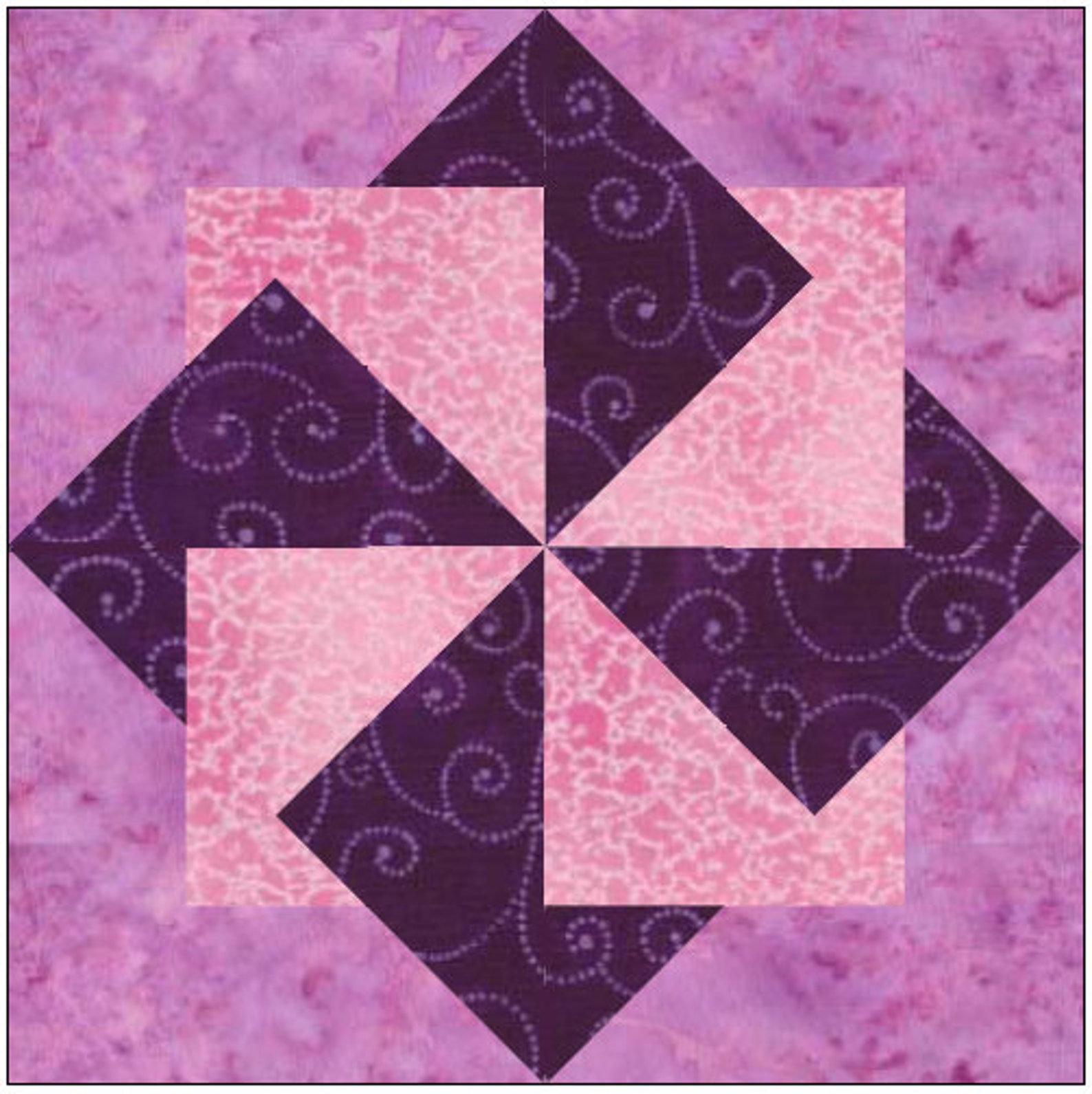 Origami Quilt Block Pattern Download - Etsy