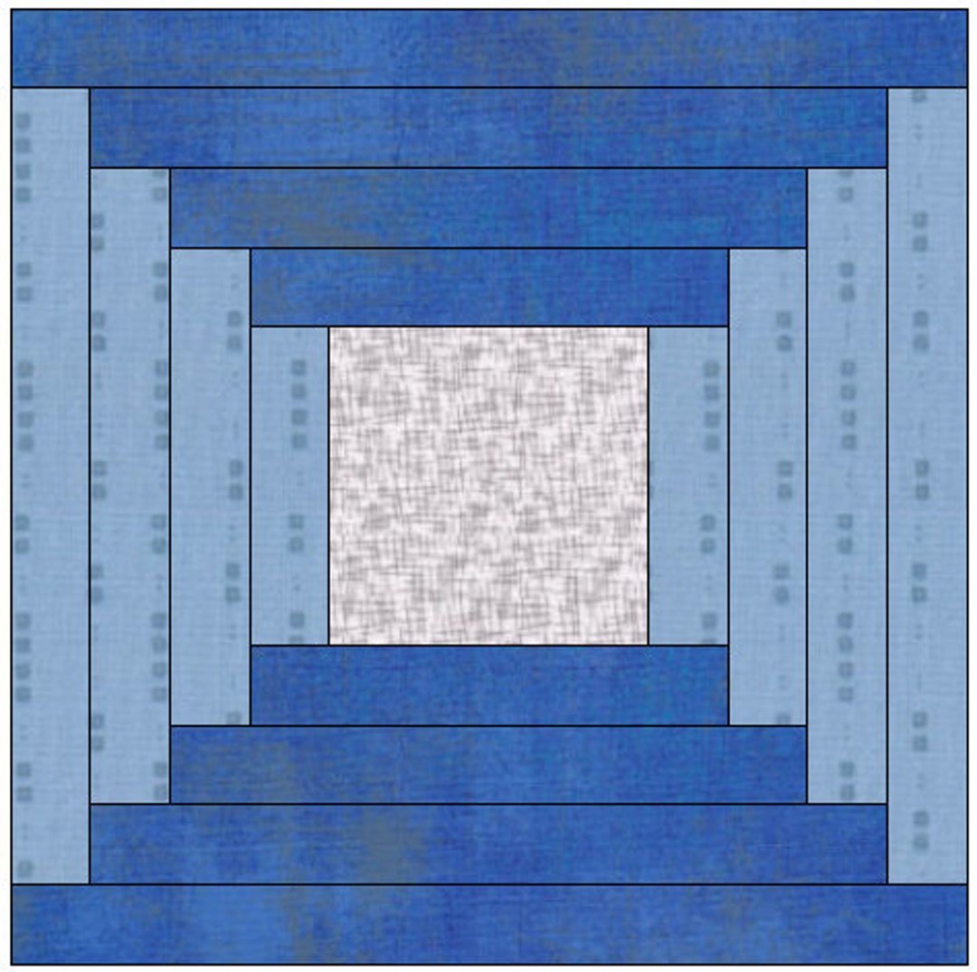 Court House Steps Quilt Block Pattern Download - Etsy