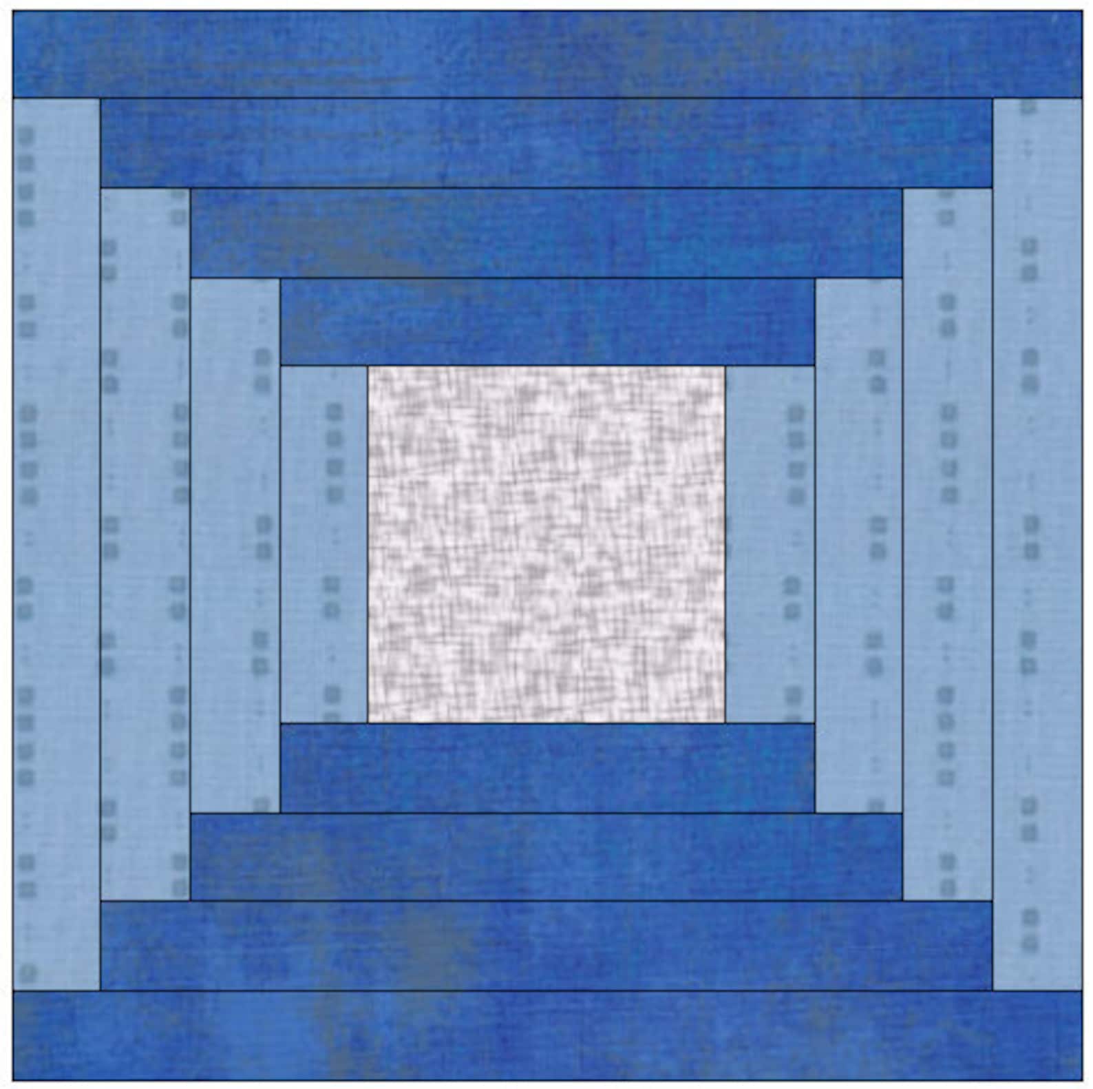 Court House Steps Quilt Block Pattern Download - Etsy