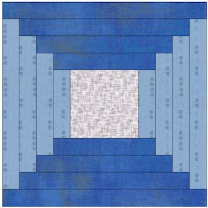 Court House Steps Quilt Block Pattern Download - Etsy