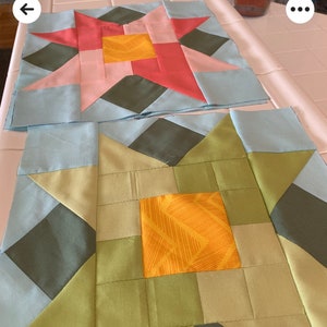 Tulips All Around Quilt Block Pattern Download - Etsy