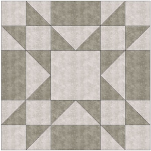 Amish Star Quilt Block Pattern Download - Etsy