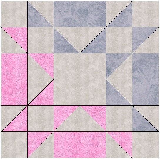 Amish Star Quilt Block Pattern Download - Etsy