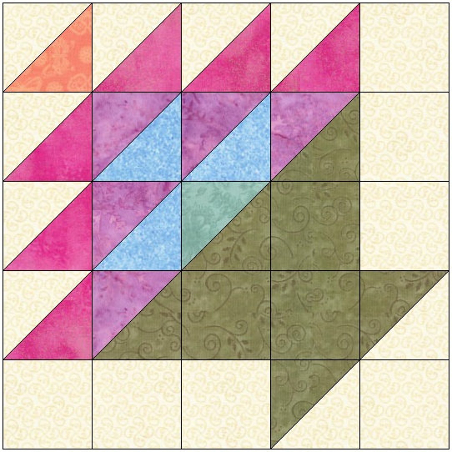 Easter Basket Quilt Block Pattern Download - Etsy