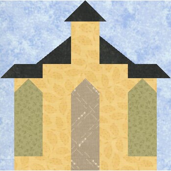 Church 2 Quilt Block Pattern Download - Etsy