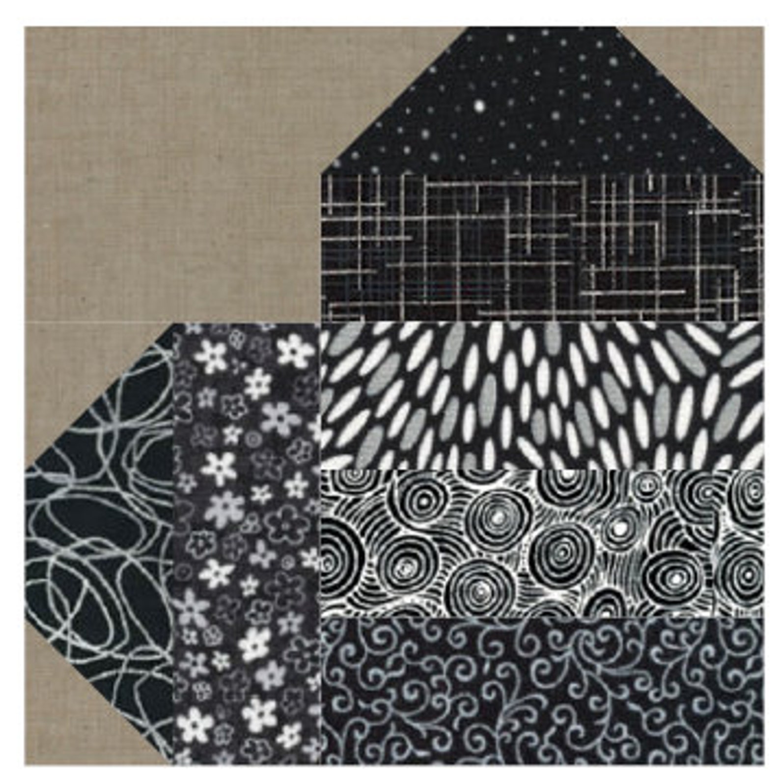 Patchwork Heart Quilt Block Pattern Download - Etsy