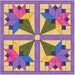 Floral Bouquet Quilt Block Pattern Download - Etsy