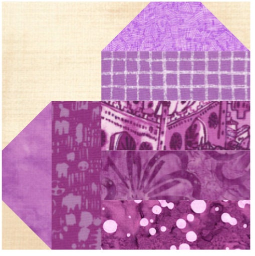 Patchwork Heart Quilt Block Pattern Download - Etsy