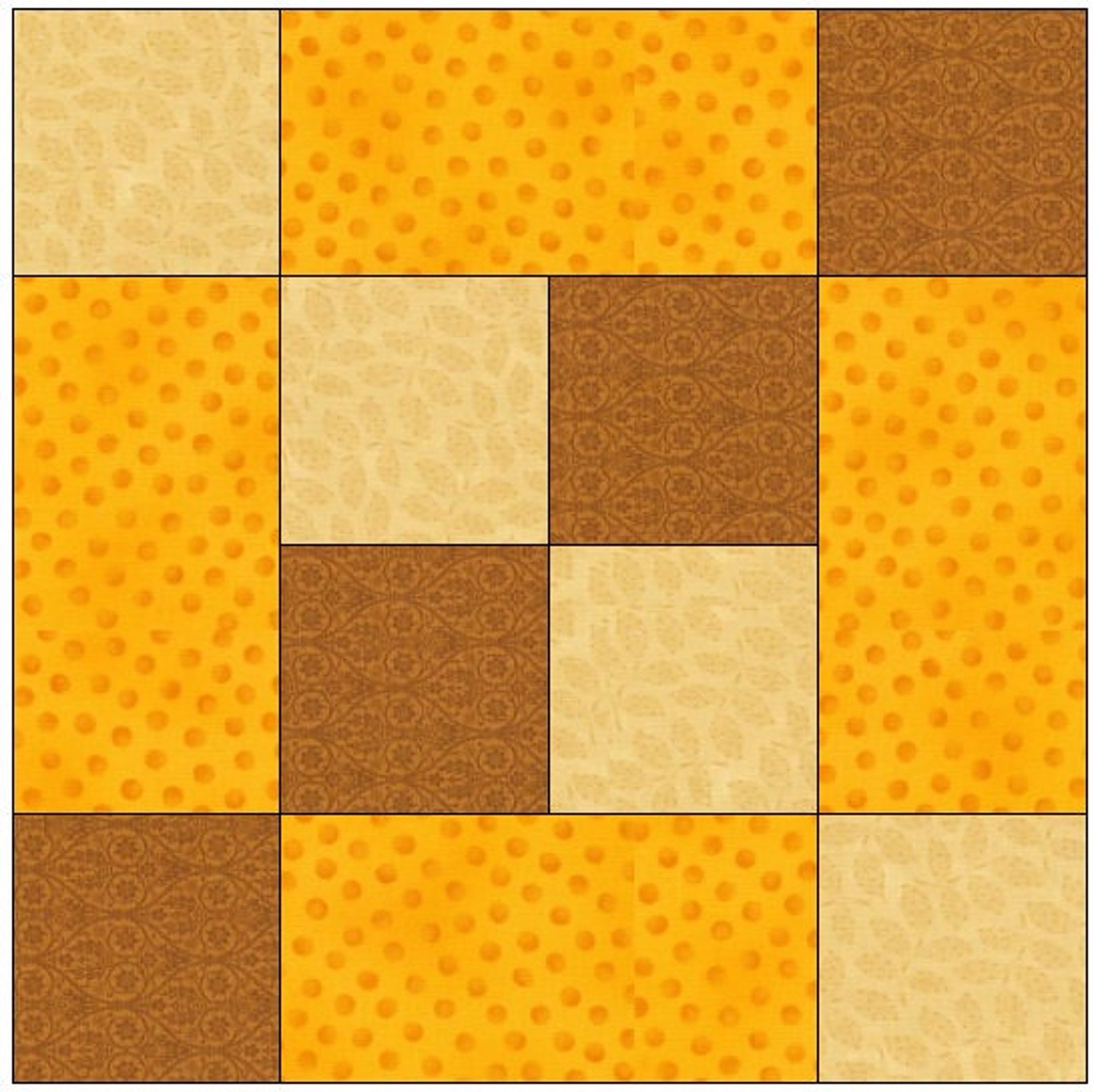 Checks Quilt Block Pattern Download - Etsy