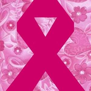 Pink Ribbon Quilt Block Pattern Download - Etsy