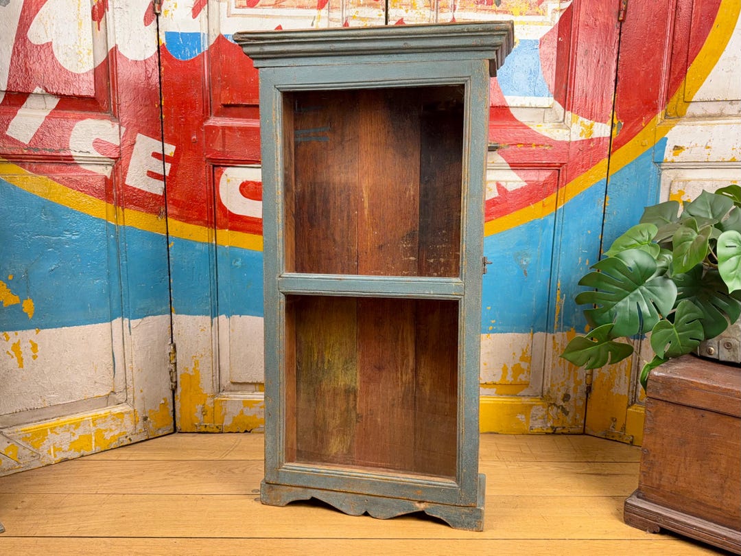 Vintage Indian Display Cabinet - Etsy UK