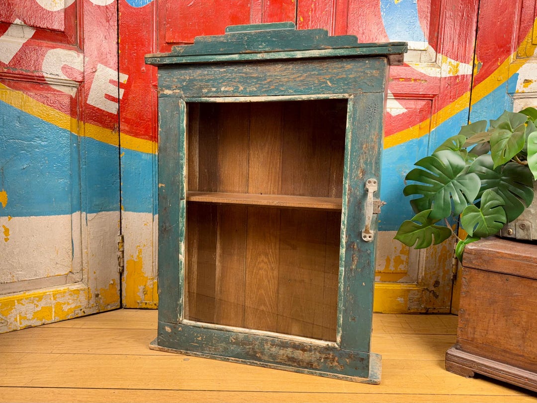 Vintage Indian Display Cabinet - Etsy UK
