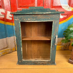 Vintage Indian Display Cabinet - Etsy UK