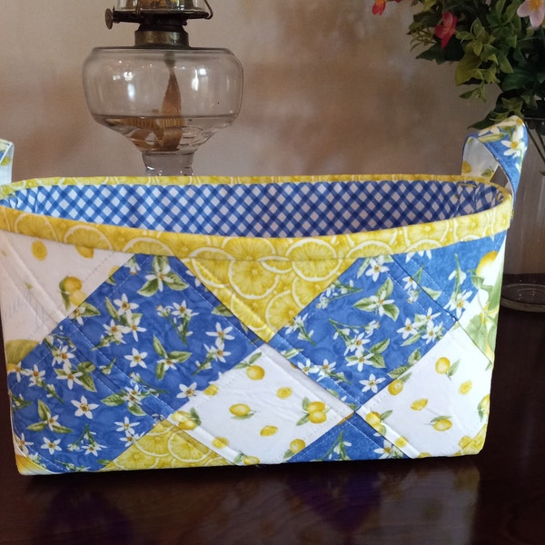 Quilted Basket - Etsy