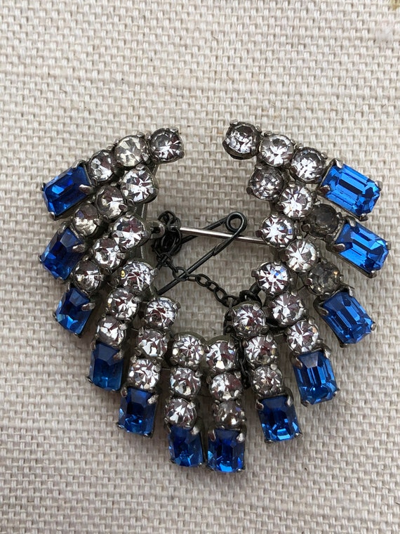 1930s Austrian Schoffel and Co Rinestone Brooch - Etsy