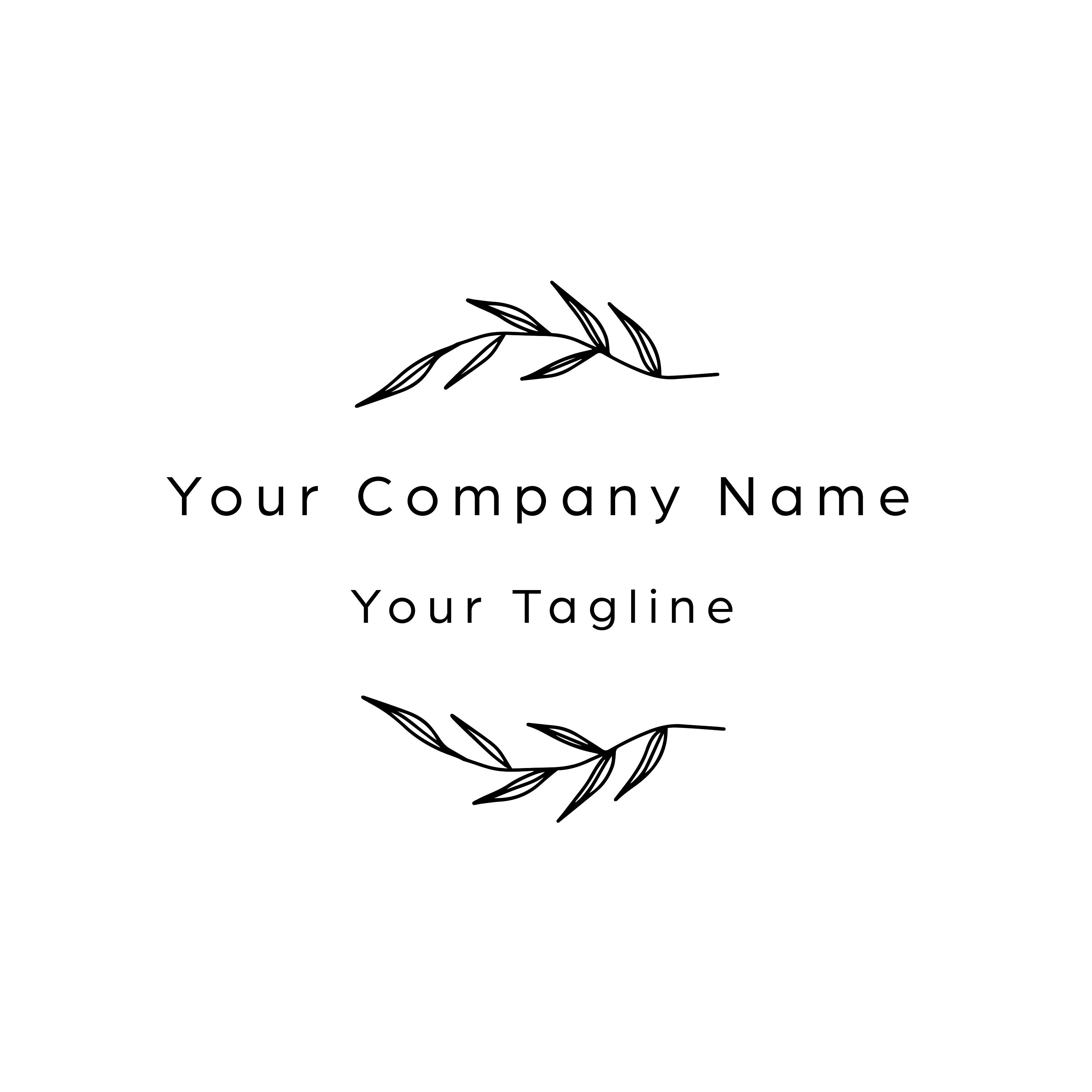 Premade Logo, Logo Design, Pre Made Logo Design, Branding Design, Leaf ...