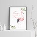 Be a Flamingo in a Flock of Pigeons, Flamingo Print, Inspirational ...
