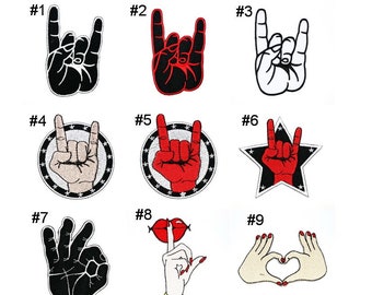 Rock finger sign | Etsy