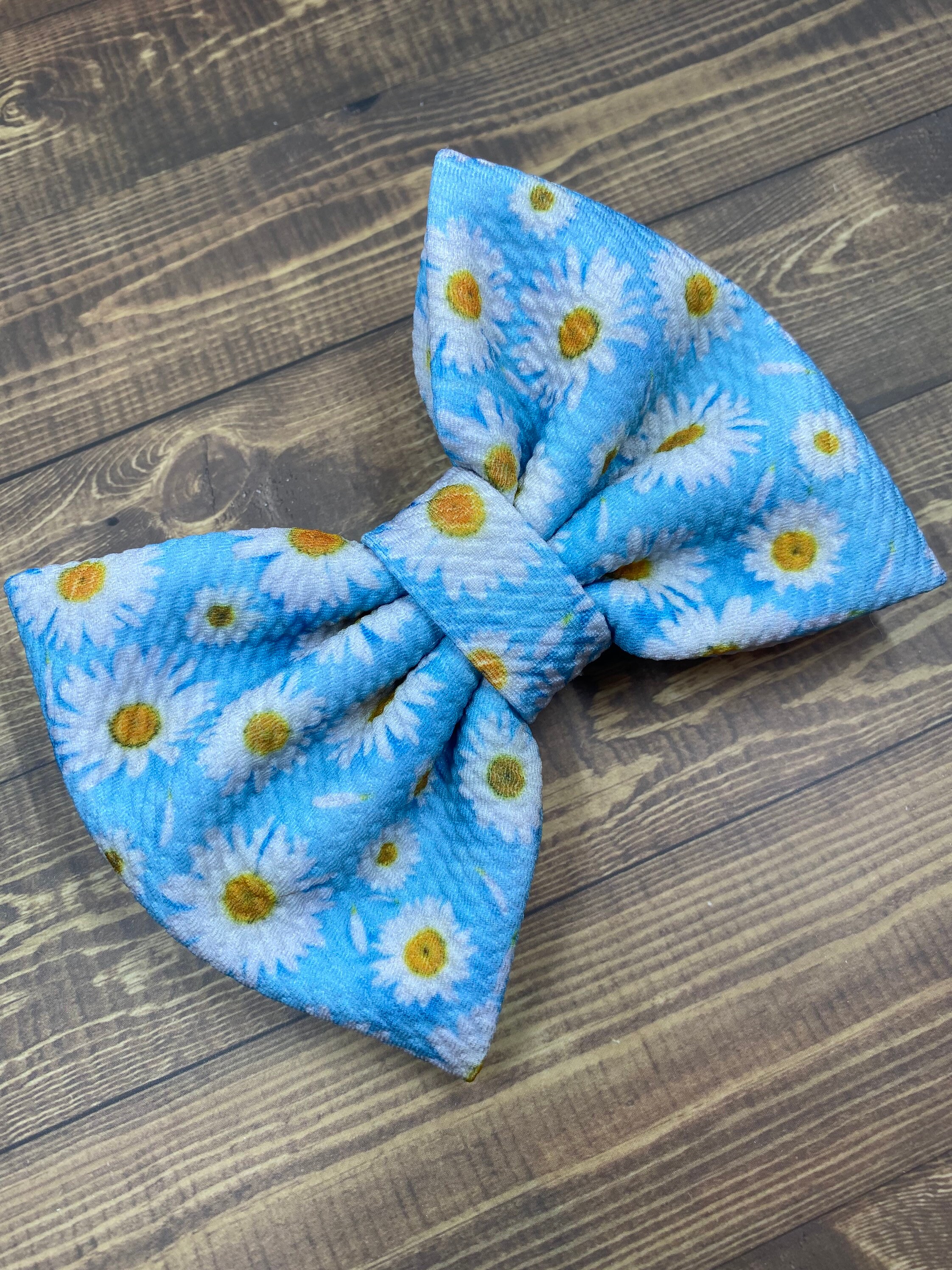Daisy Headband Bow - Etsy