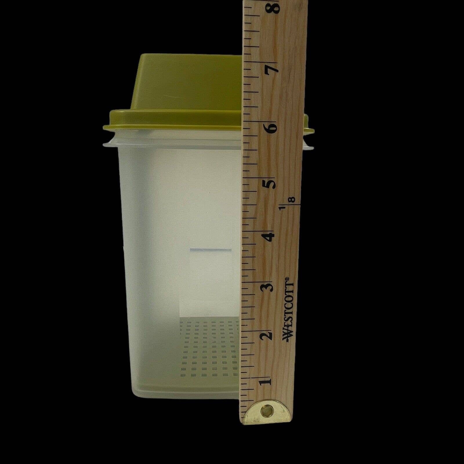 Vintage TUPPERWARE Pick a Deli PICKLE Keeper Container #1330 Avocado ...